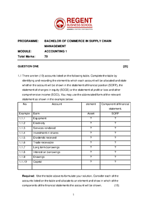 [Solved] is the art of recording classifying and summarizing in a - Accounting 1 (Acc1) - Studocu