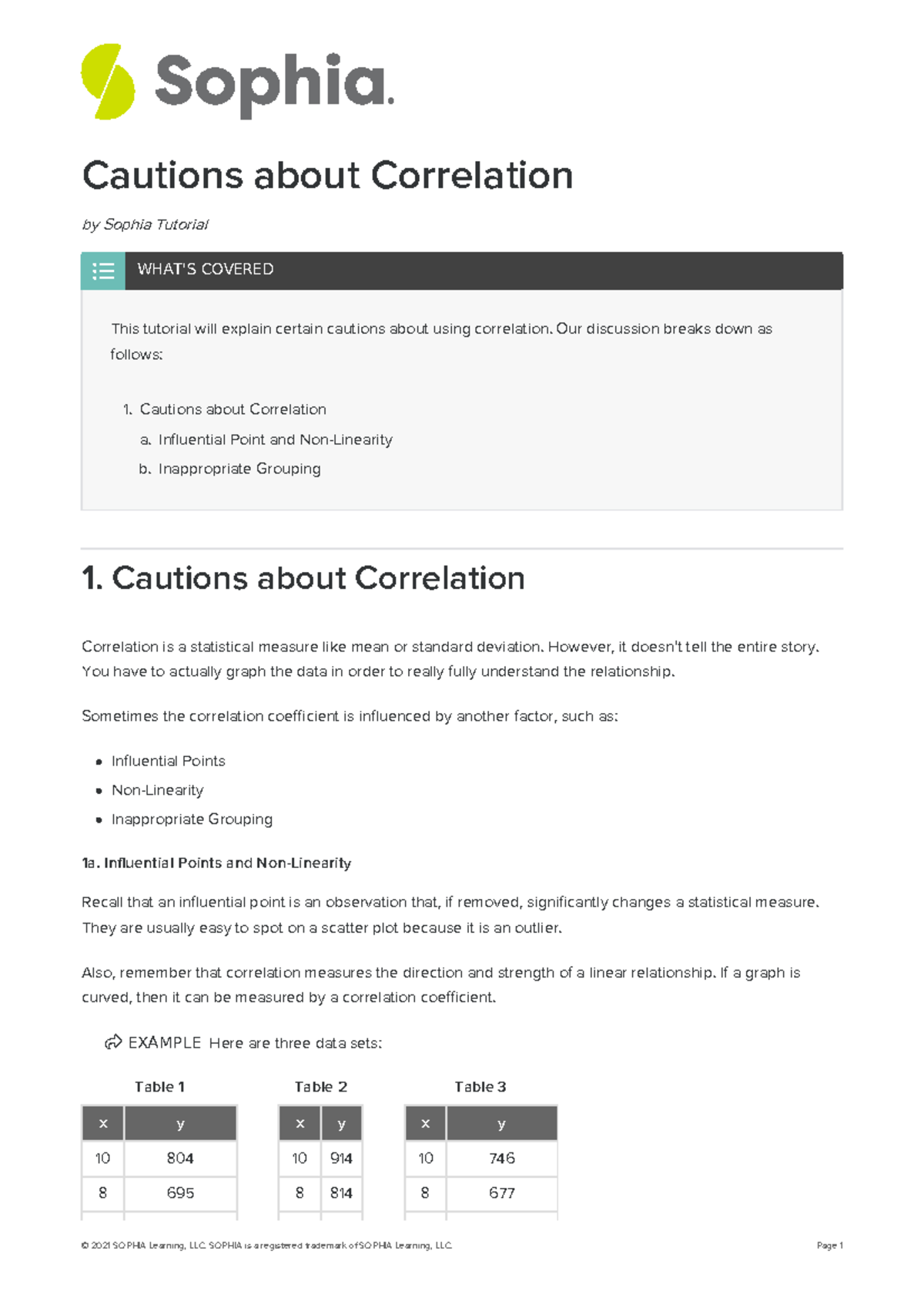 Cautions about correlation paper - Cautions about Correlation by Sophia Tutorial This tutorial ...