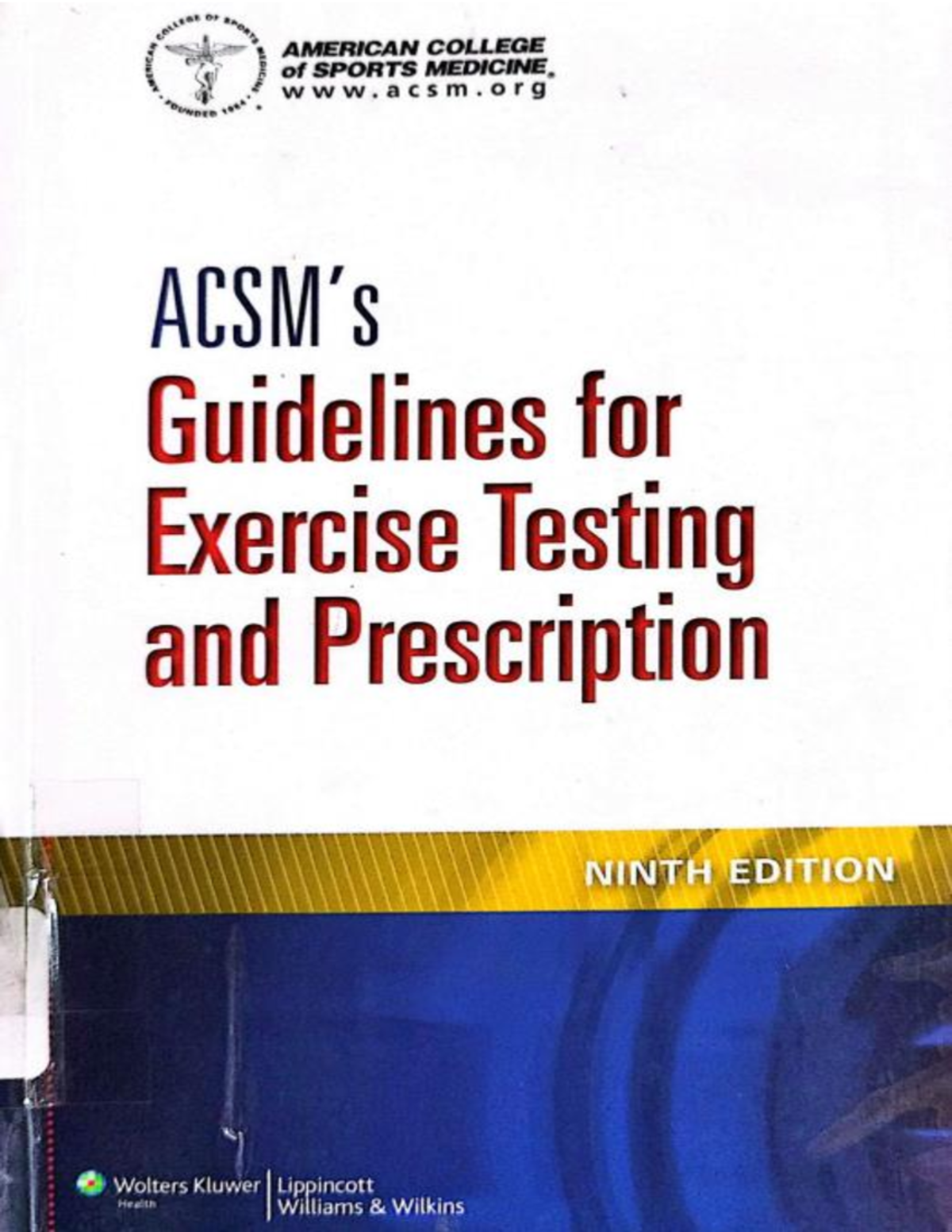 Fuerza ACSM - collean or AMERICAN COLLEGE of SPORTS MEDICINE, W .acsm ...