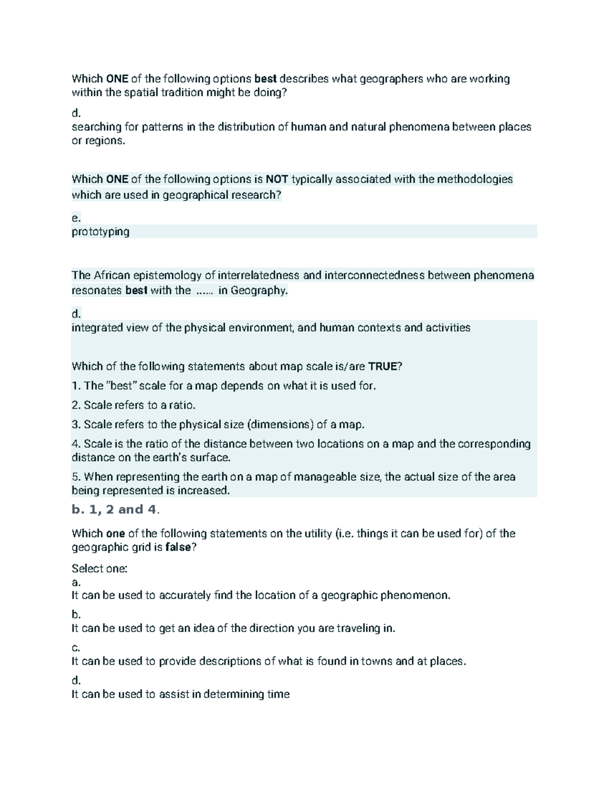 GGH1501 Assignment 1 Q&A: Understanding Spatial Geography Concepts - Studocu