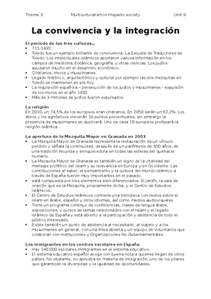 Spanish - A2 - A Level - Sixth Form (A Levels) - Studocu