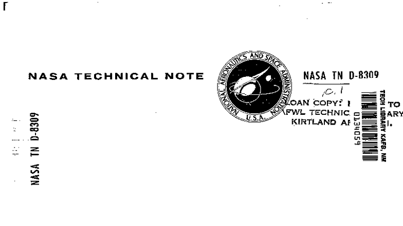 19770005052 - this is a research paper - NASA TECHNICAL NOTE WIND ...