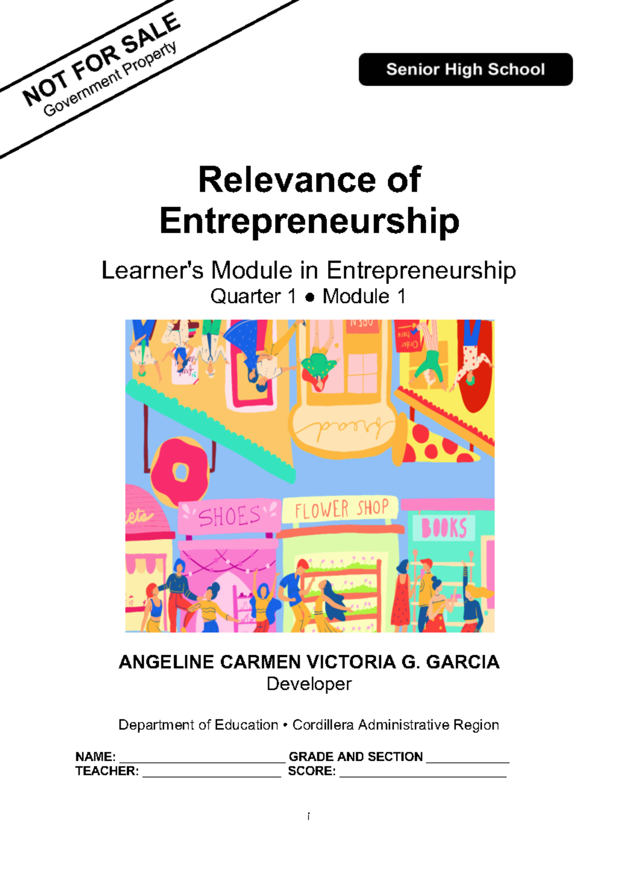 Relevance of Entrepreneurship to SHS Learners: A Comprehensive Module ...