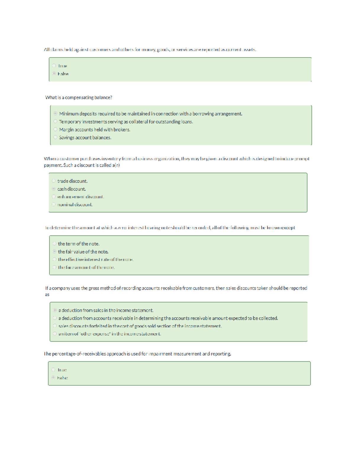 ACC 317 Quiz 3-1: Module 3 Current Assets and Liabilities Insights ...