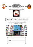 Digtal Design and Computer Organisation - BCS302 - VTU - Studocu