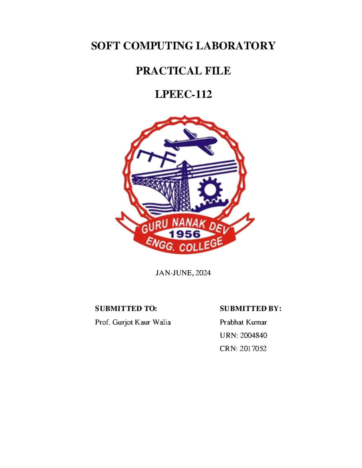 Soft Computing Lab Practical File LPEEC-112: Experiments in MATLAB - Studocu