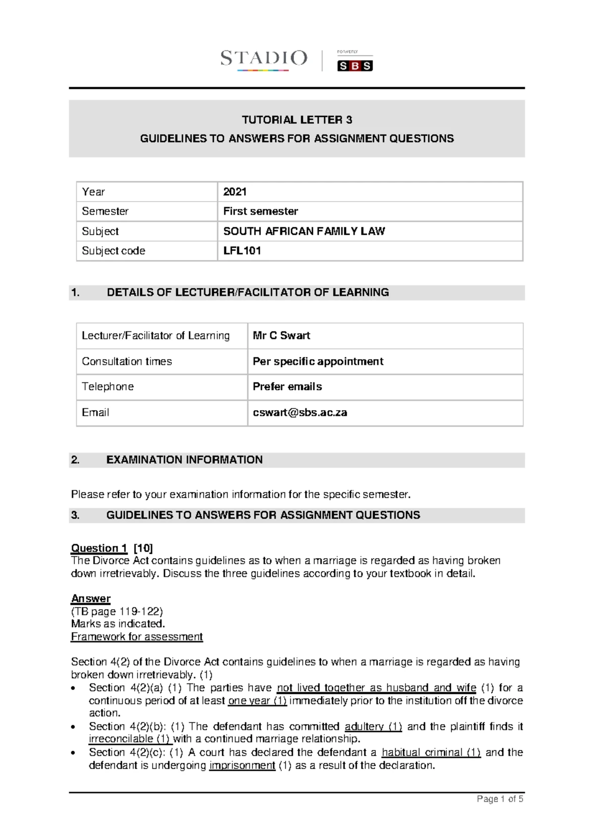 STADIO 101: Tips for Success in Written Assignments Preparation - Studocu
