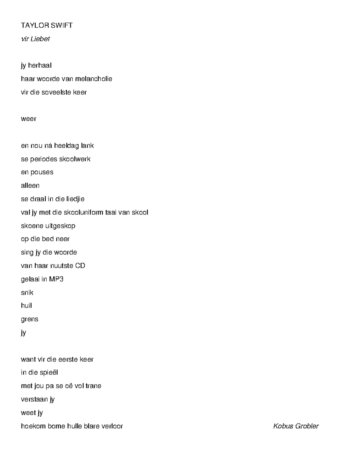 Taylor Swift - Poetic Analysis of "The Best Day" (ENG 101) - Studocu