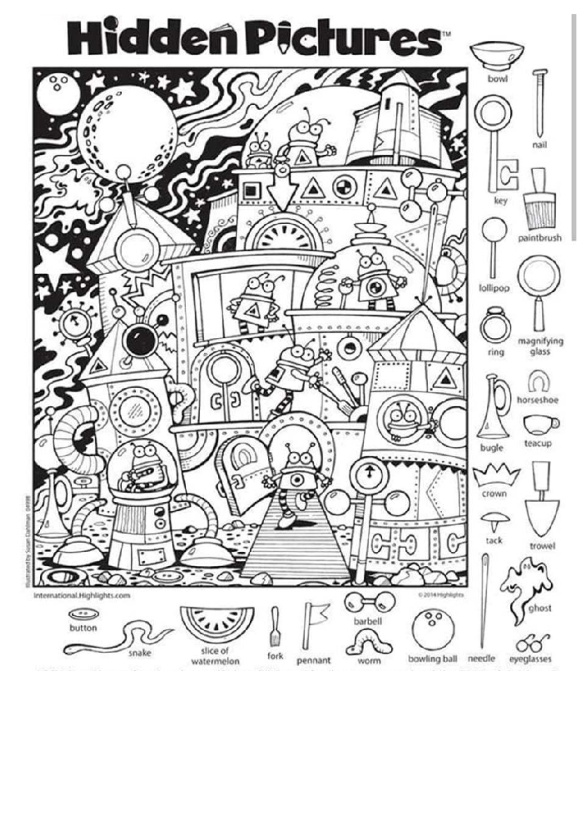 Hidden Pictures 1: A Fun Visual Challenge - Studocu