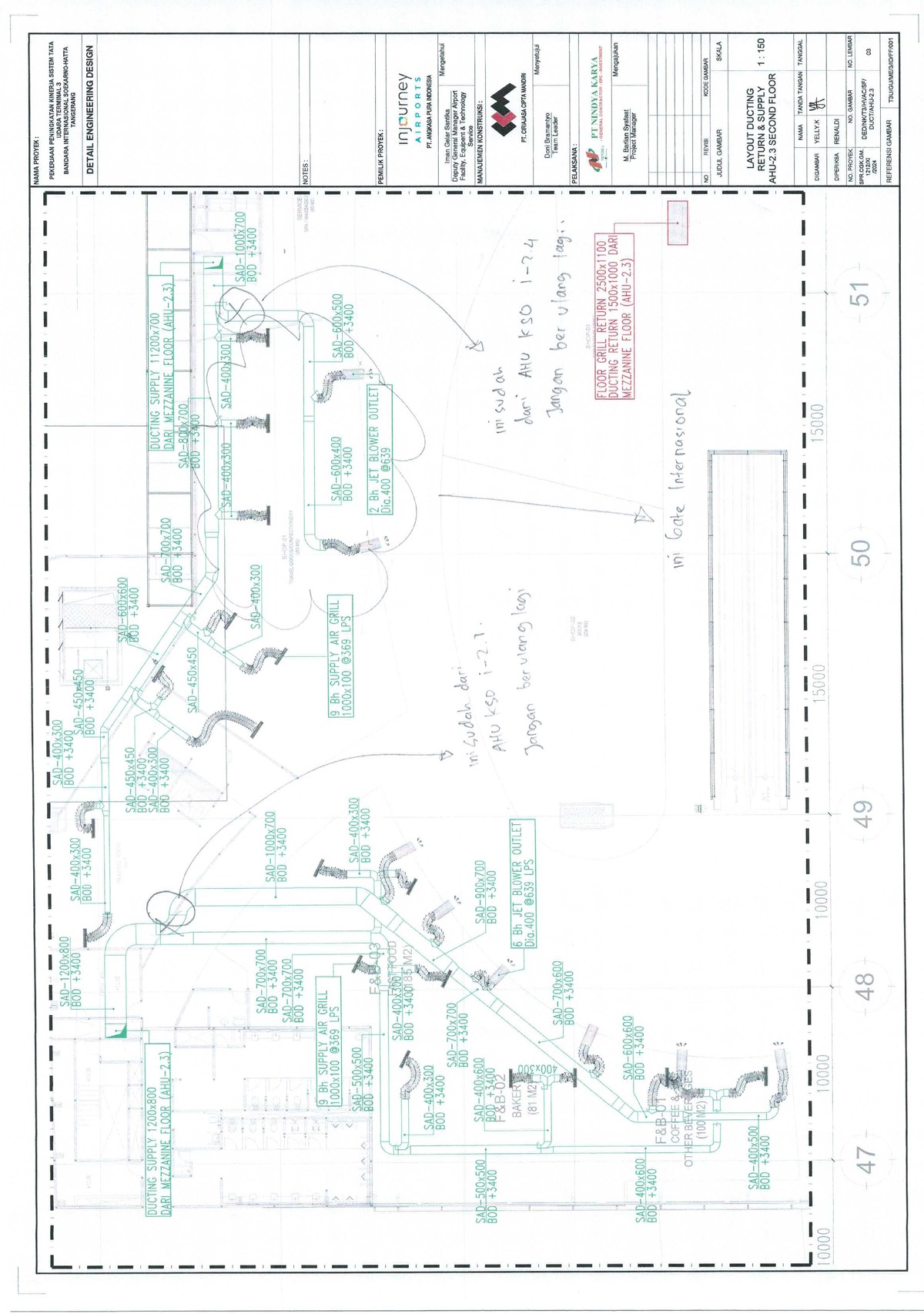 AHU-2 - Layout Drawing for Terminal 3 Air Handling Unit Design - Studocu