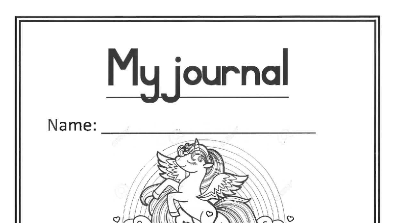 Gr1 Journal Guidelines: Creative Writing for Week 4 - Studocu