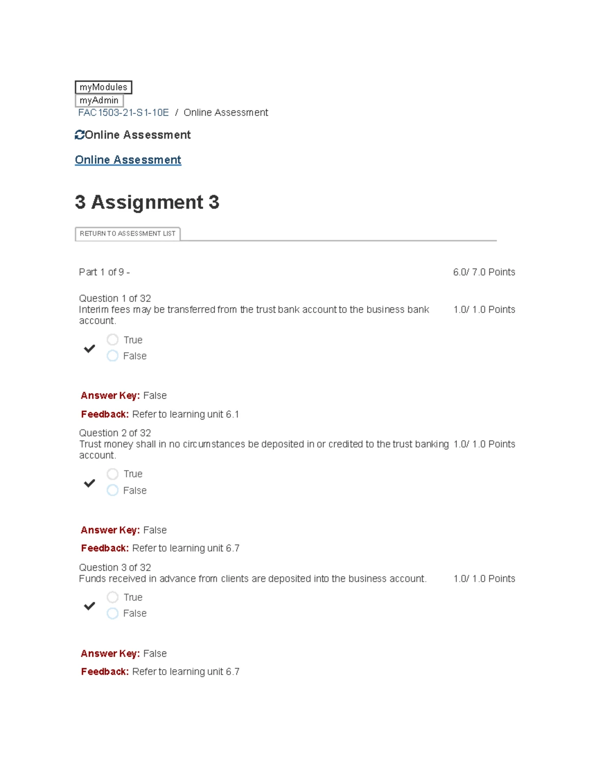 Quiz to unlock the first module content 2024 - Started on Sunday, 10 March 2024, 6:31 PM State ...