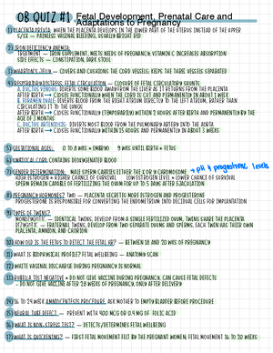 Ob test 1 - Study Guide - 1. A nurse is caring for a client who is at ...