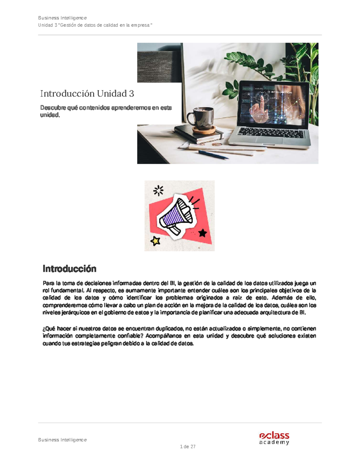Business Intelligence: Unidad 3 - Gestión de Calidad de Datos en la ...