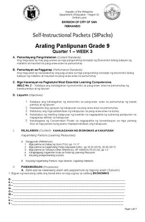 DAILY LESSON LOG - Republic of the Philippines Department of Education ...