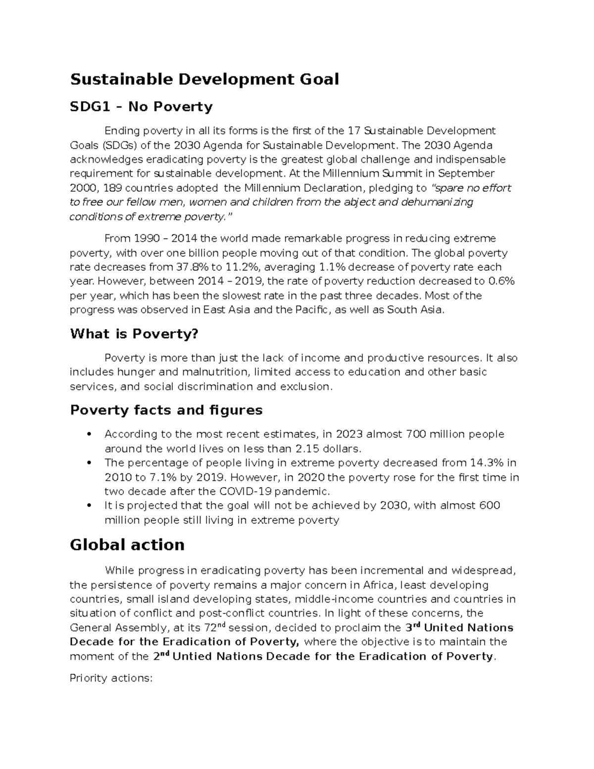 Inbound 3530532971989114050 - Sustainable Development Goal SDG1 – No ...