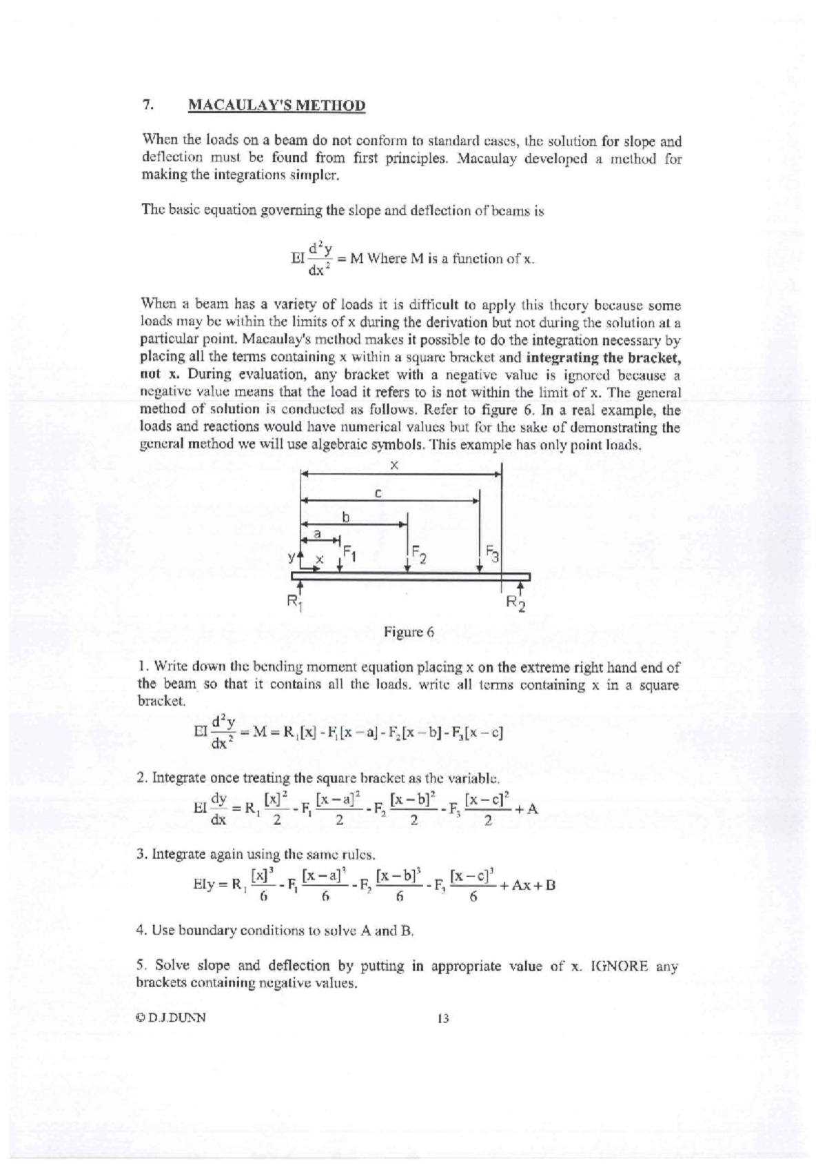 Macaulay's Method: Practice Problems in Solid Mechanics (SM101) - Studocu