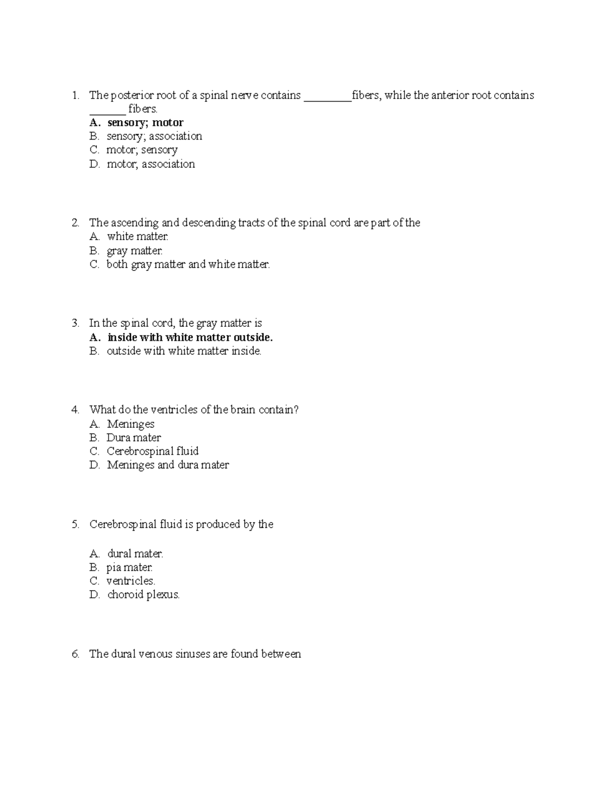 GS215 - Test 2 Practice MC Questions - Winter 2020 Review - Studocu