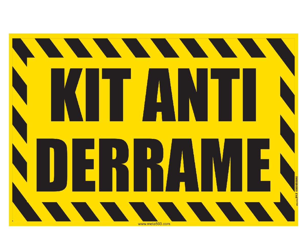 KIT ANTI- Derrame - Seguridad e Higiene - DERRAME KIT ANTI KIT ITI ANTI ...