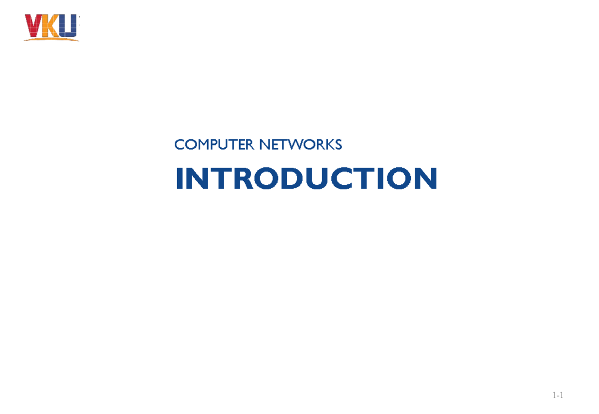 Computer Networks C1: Intro to Networking Concepts and Devices - Studocu