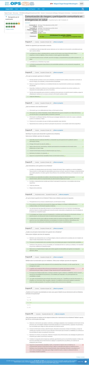 Examen Final de Funciones Esenciales de Salud Pública (FESP) - 2022 - Studocu