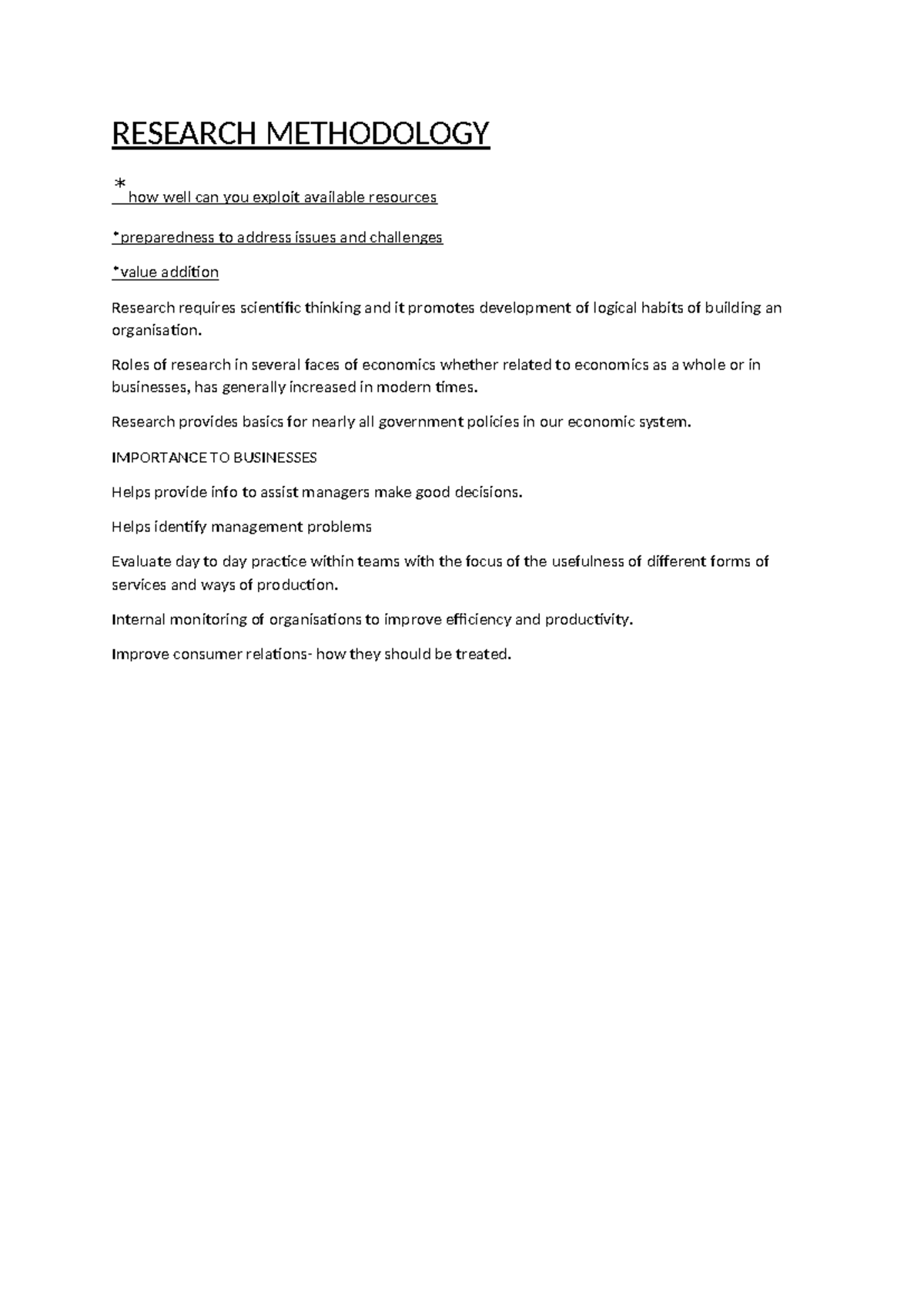 Research Methodology: Addressing Challenges in Economics and Business ...