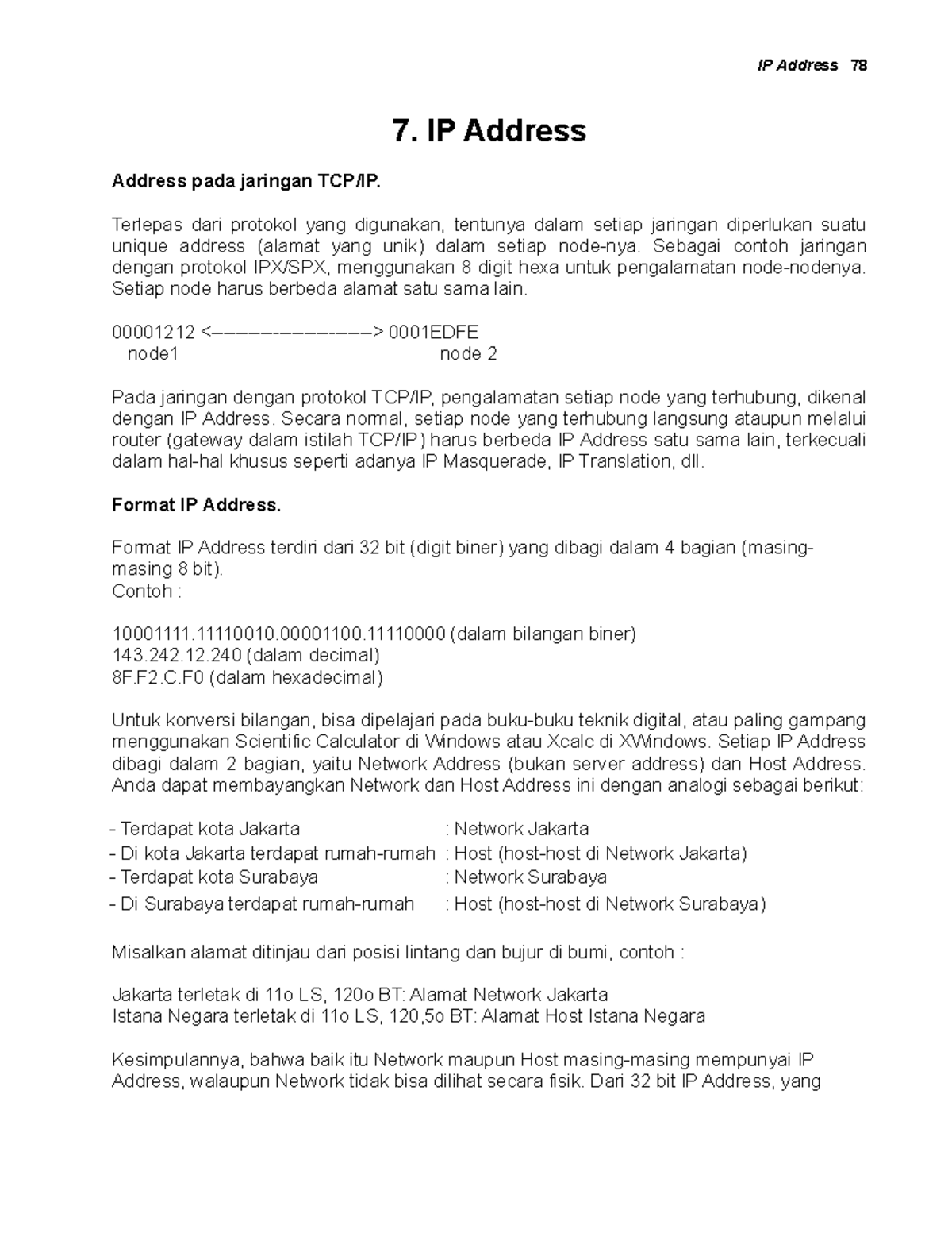 [05] IP Address: Memahami Konsep dan Struktur dalam Jaringan TCP/IP ...