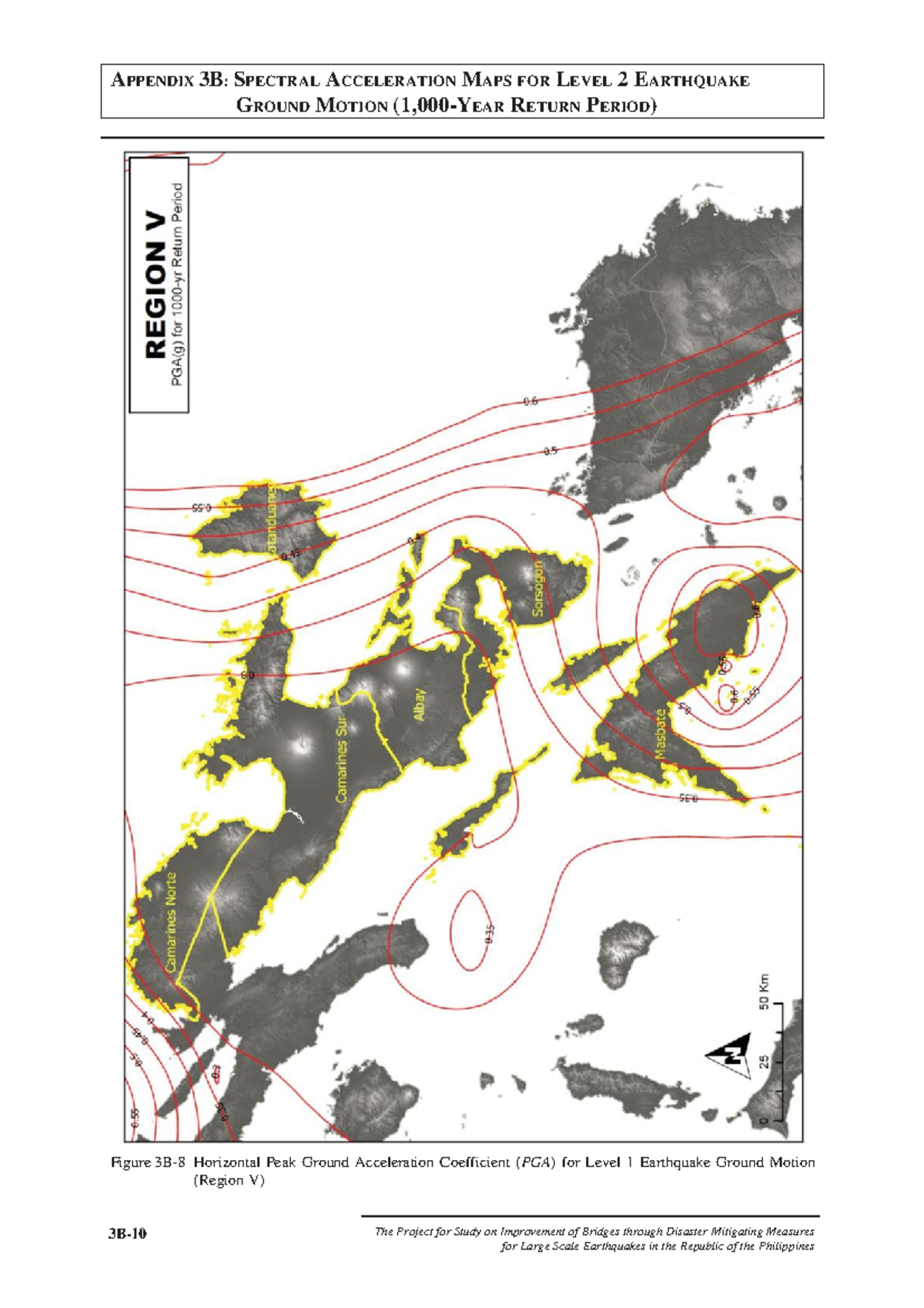 APPENDIX 3B: SPECTRAL ACCELERATION MAPS FOR EARTHQUAKE GROUND MOTION ...