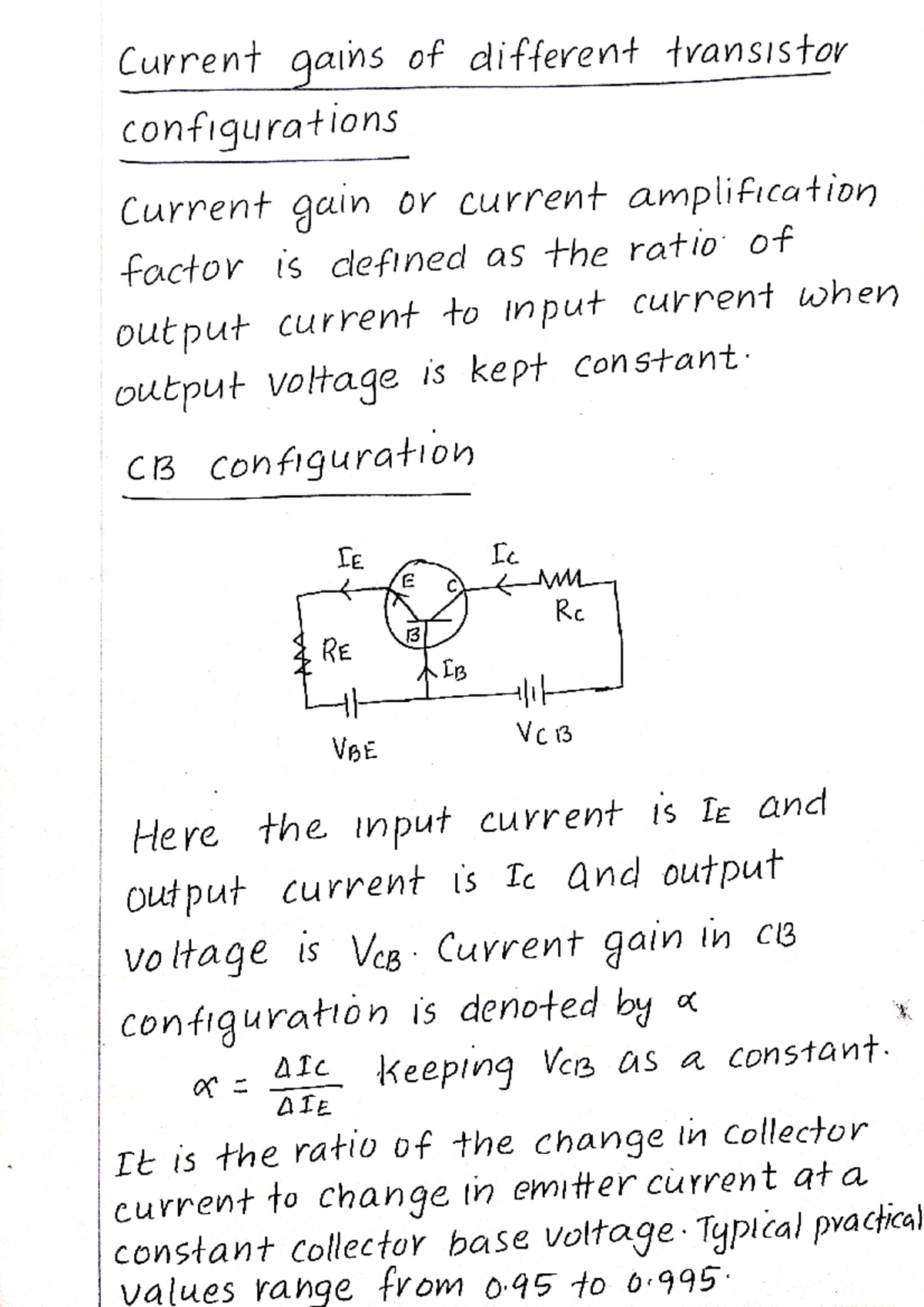 Transistor 2 - Basics of Electronics Engineering notes - Basics Of ...