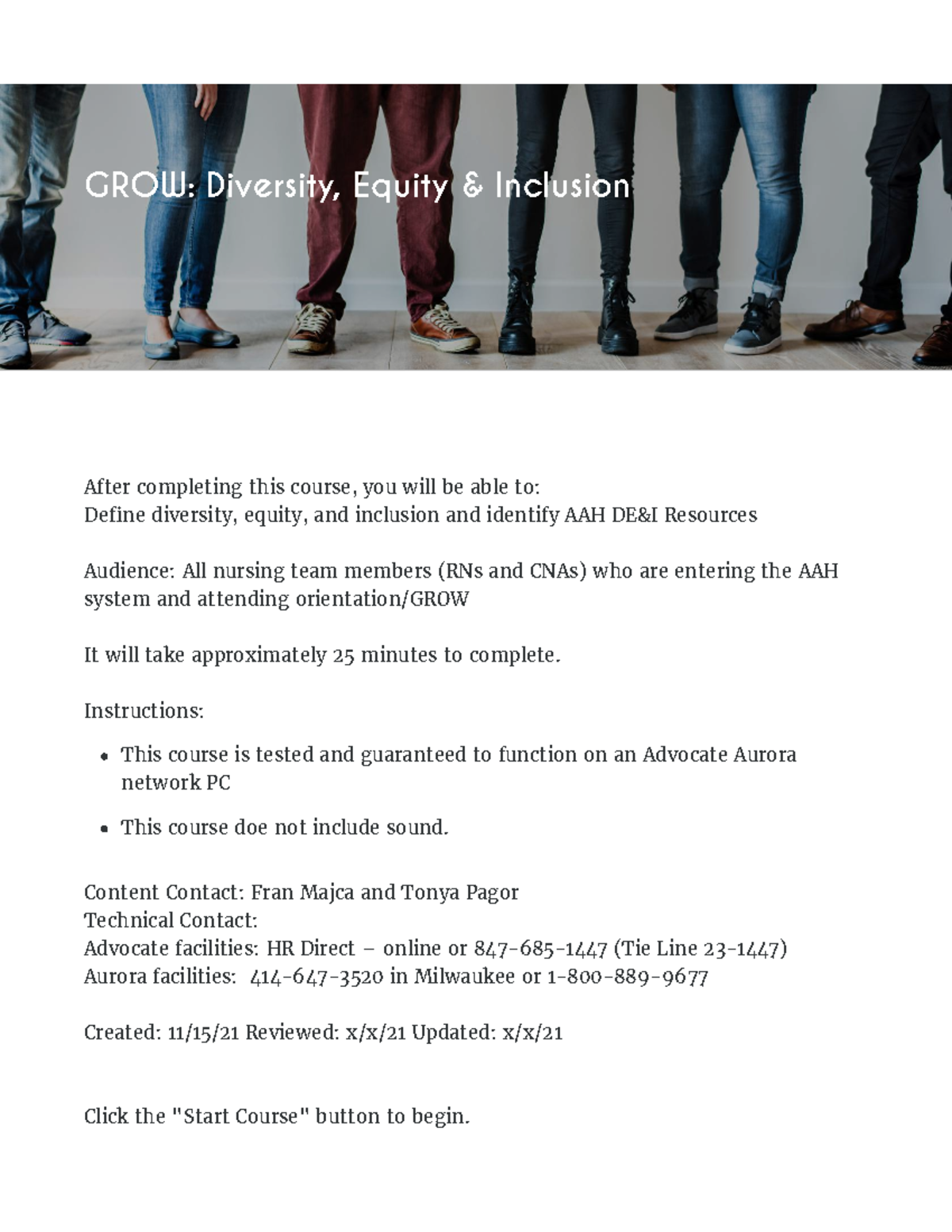 Grow diversity equity inclusion Vw IS c2U - After completing this ...