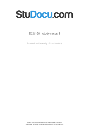 ECS1500 Assignment 1 - Easy to use for reference - ECS1500 ASSIGNMENT 1 – 2023 Questions and ...