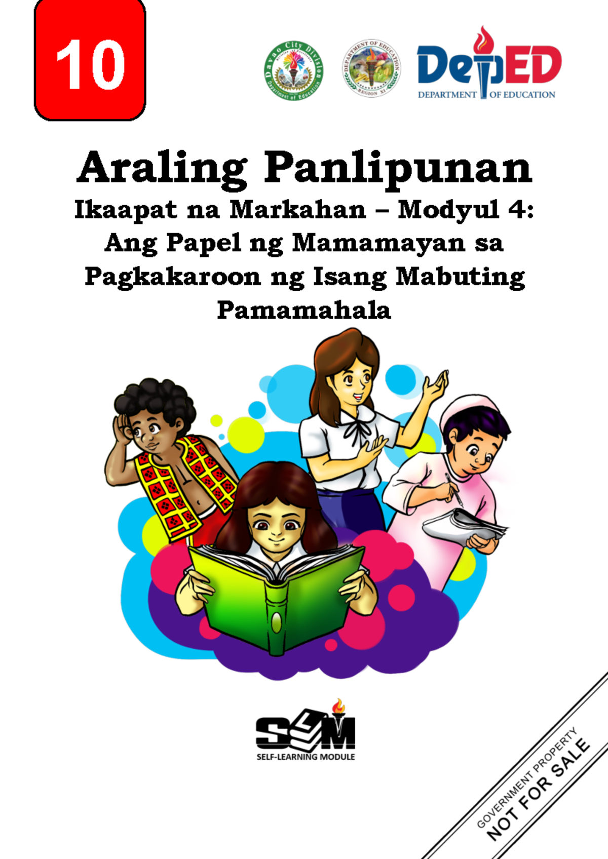 Q4-AP-10-Modyul 4: Papel ng Mamamayan sa Mabuting Pamamahala - Studocu