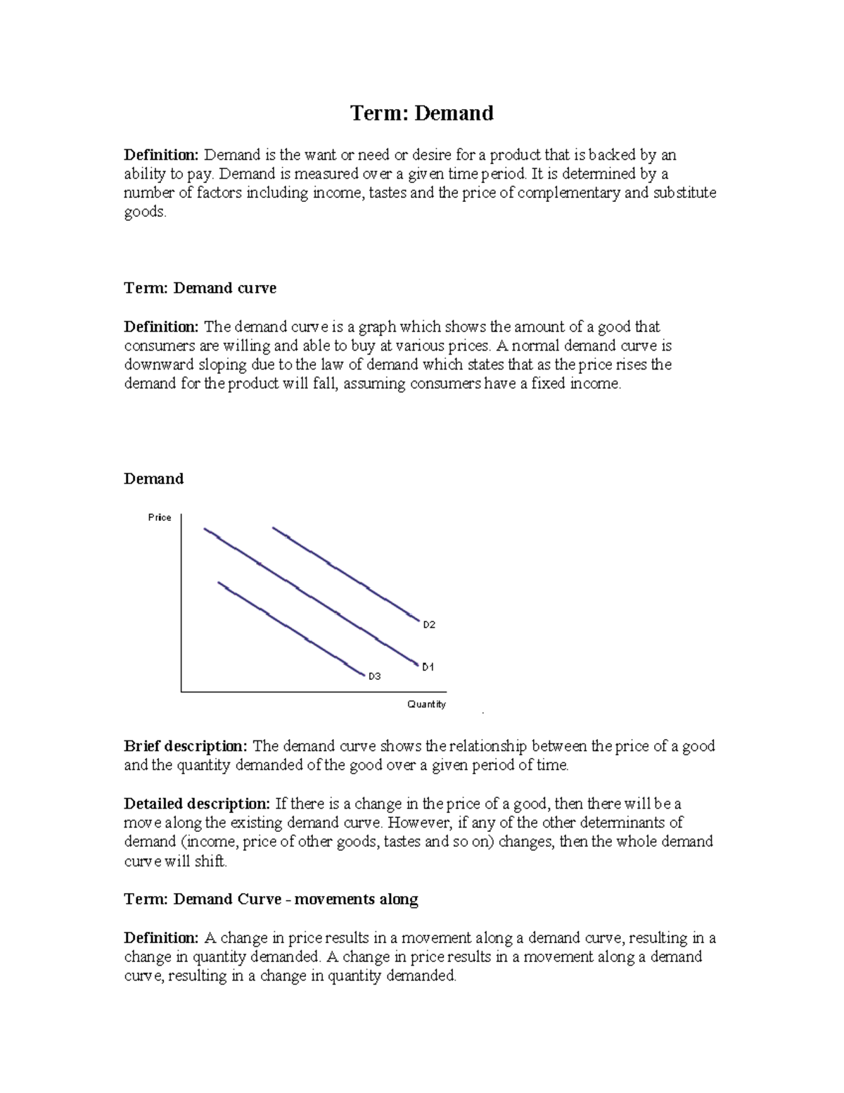 Market Equilibrium - Fundamental of Micro Economics - Term: Demand ...