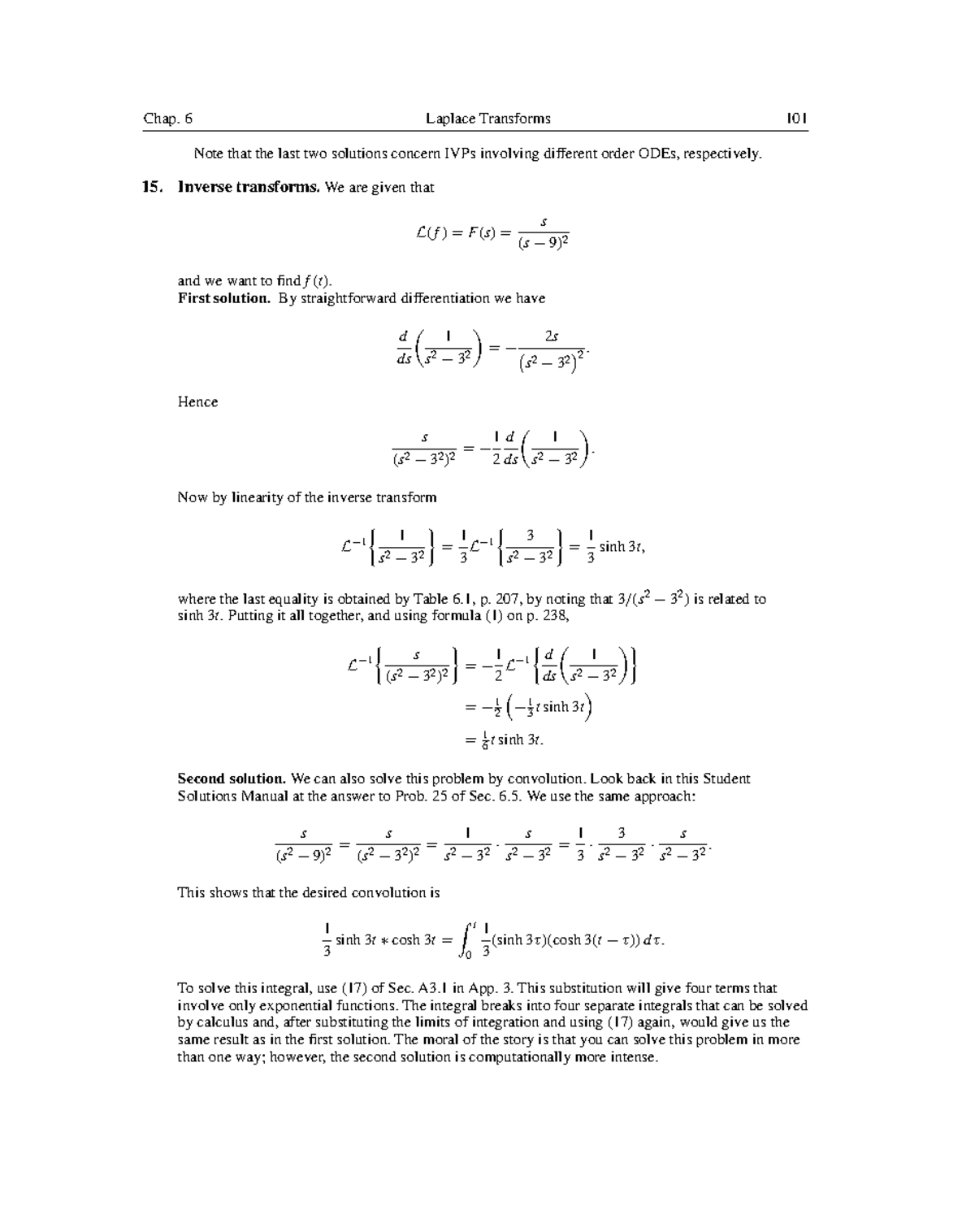Student solutions manual for advanced engineering mathematics 101 - Studocu