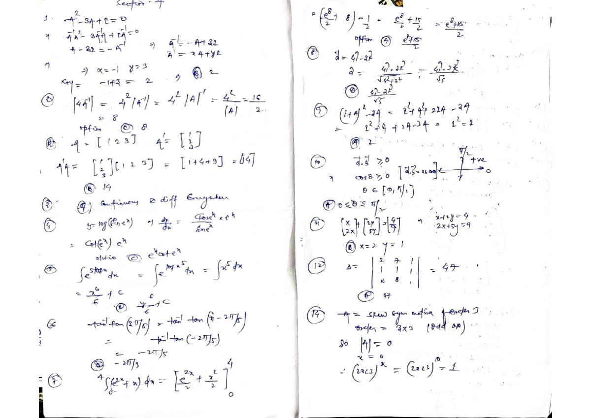 Pre-Board Maths Solutions XII: Comprehensive Guide - Studocu