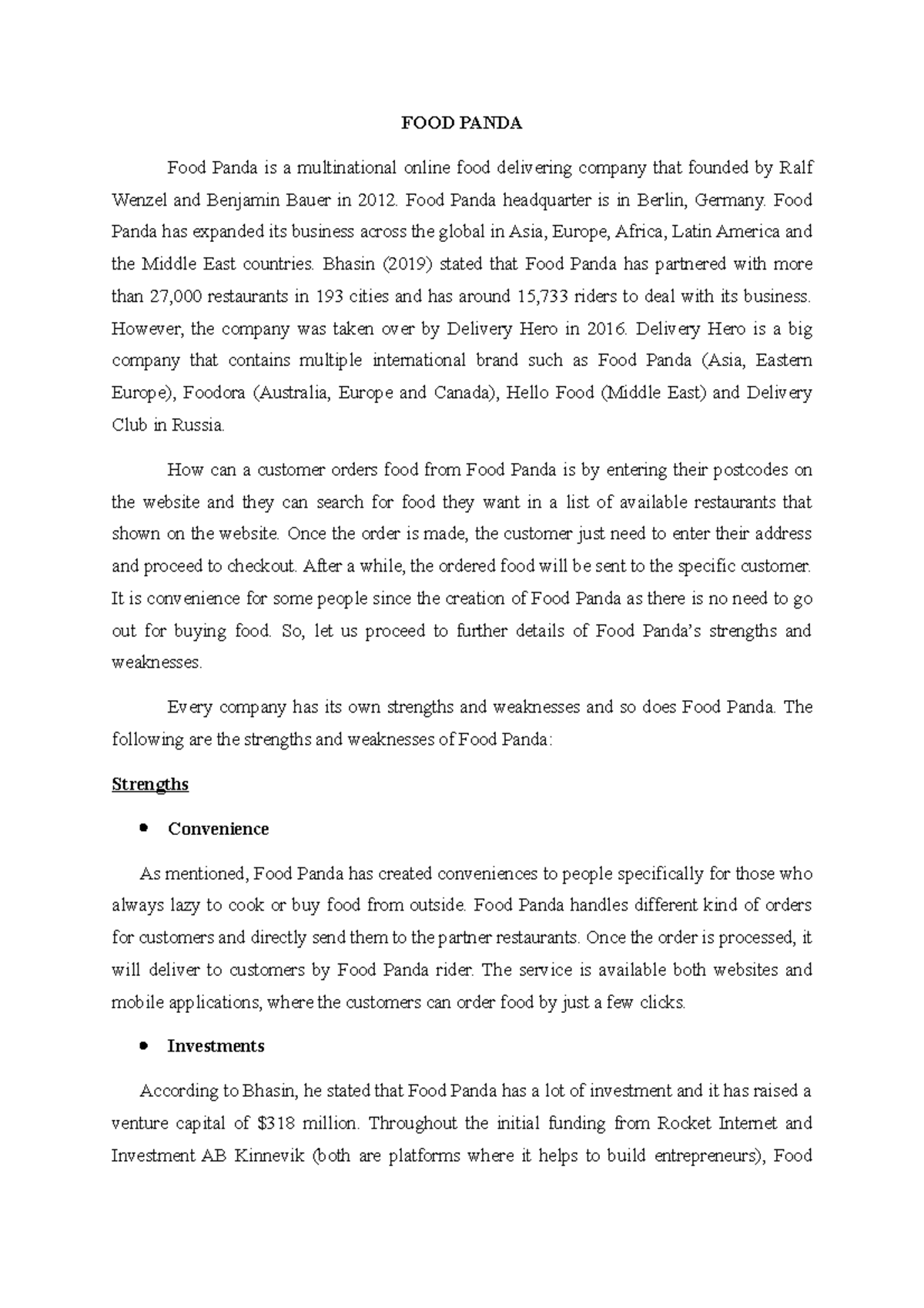 Marketing Strategies of Food Panda: Targeting Customers Effectively ...