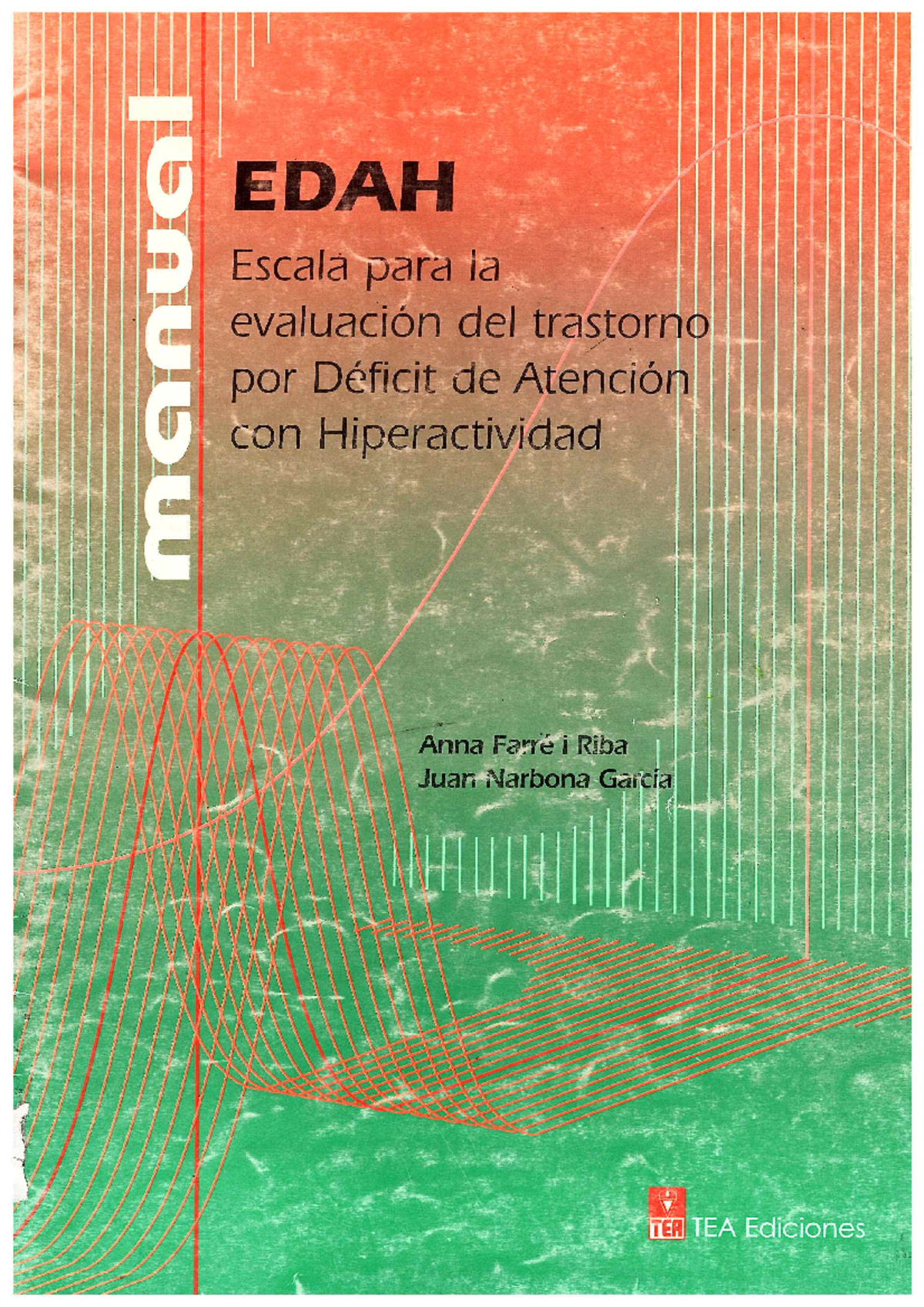 EDA - Manual de Evaluación del Trastorno por Déficit de Atención - Studocu