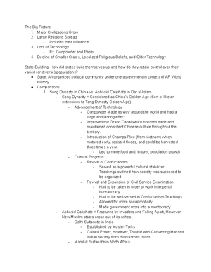 Heimler's History: AP World Unit 1 Topic 1 Noteguides - H E I M L E R S ...