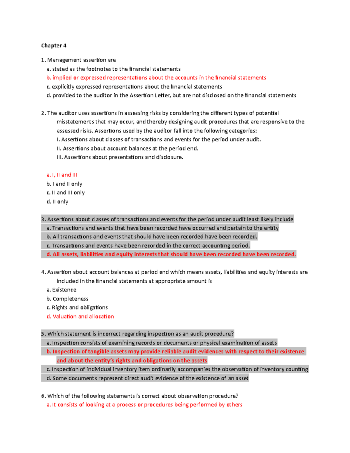Audit Process: Accepting Engagements and Assertions Overview - Studocu