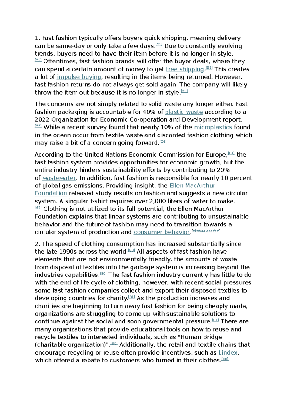 Fast Fashion and Its Sustainability: An In-Depth Analysis - Studocu