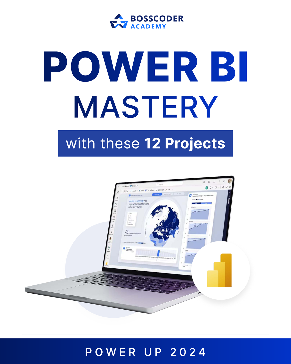 Power BI Project Ideas - data analytics - Power BI Mastery with these 12 Projects ####### P o w ...