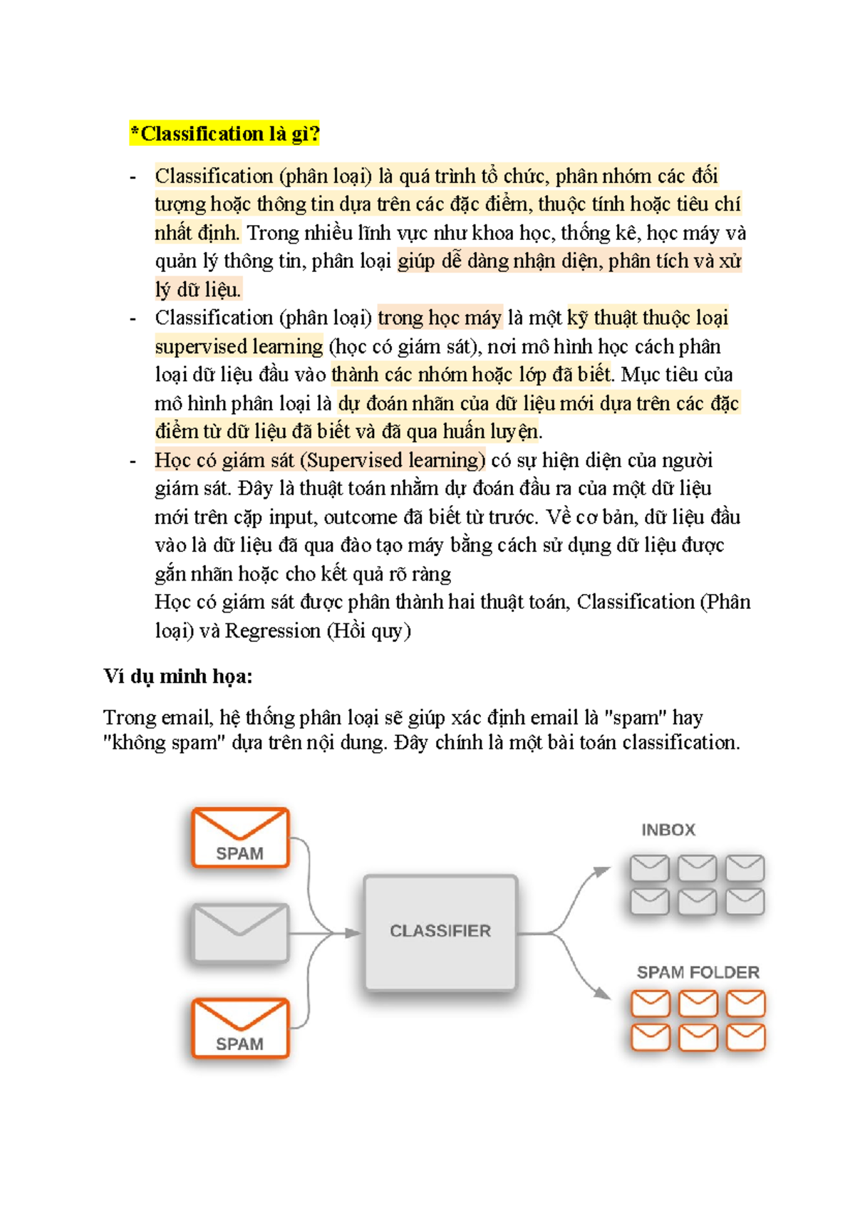 KHDL - Tìm Hiểu Về Phân Loại (Classification) Trong Học Máy - Studocu