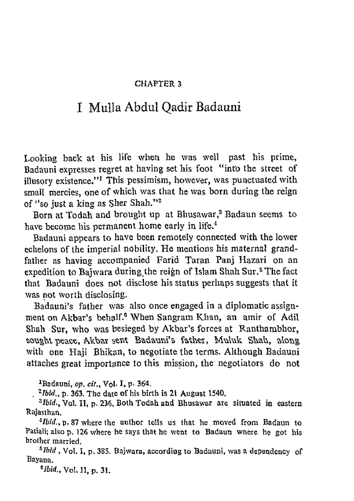 CHAPTER 3: Mulla Abdul Qadir Badauni's Life and Legacy - Studocu