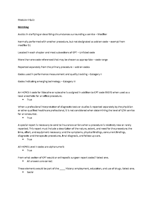 4-3 Final project Milestone Two Hcpcs II Coding - Milestone Two April Winfield Southern New ...