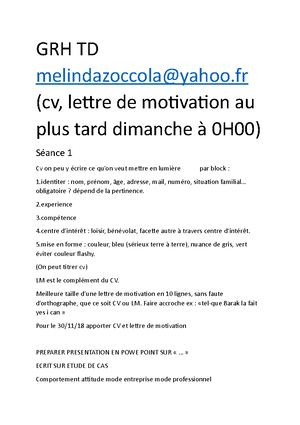 Exo corrigé GRH - ce sont des exercices et corrections de la gestion des ressources humaines ...