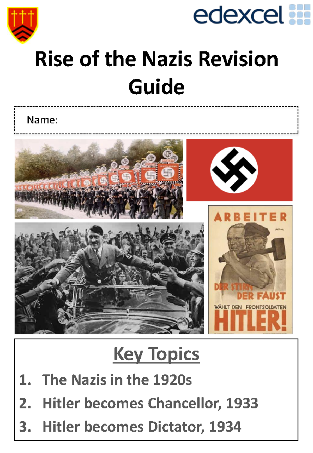 Rise of the Nazis: Revision Guide and Key Events Overview - Studocu