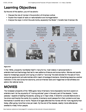 Urbanization and Its Challenges in U.S. History (HIST 101) - Learning ...