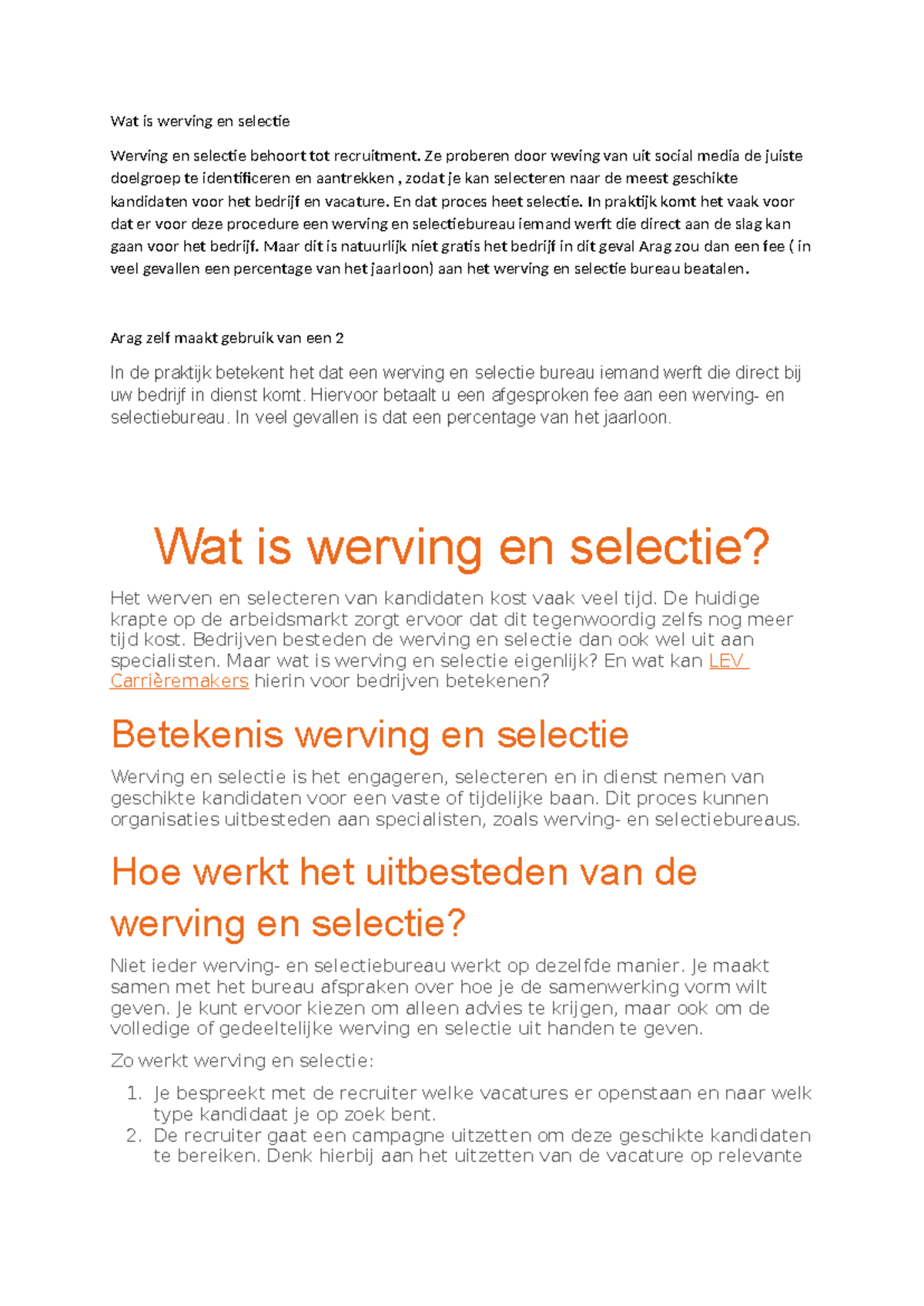 Werving en Selectie: Een Diepgaande Analyse van Recruitmentprocessen ...