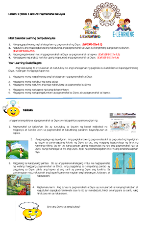 Grade 8 TLE-FOOD Processing (Fermentationa, Pickling) LAS - 8 ...