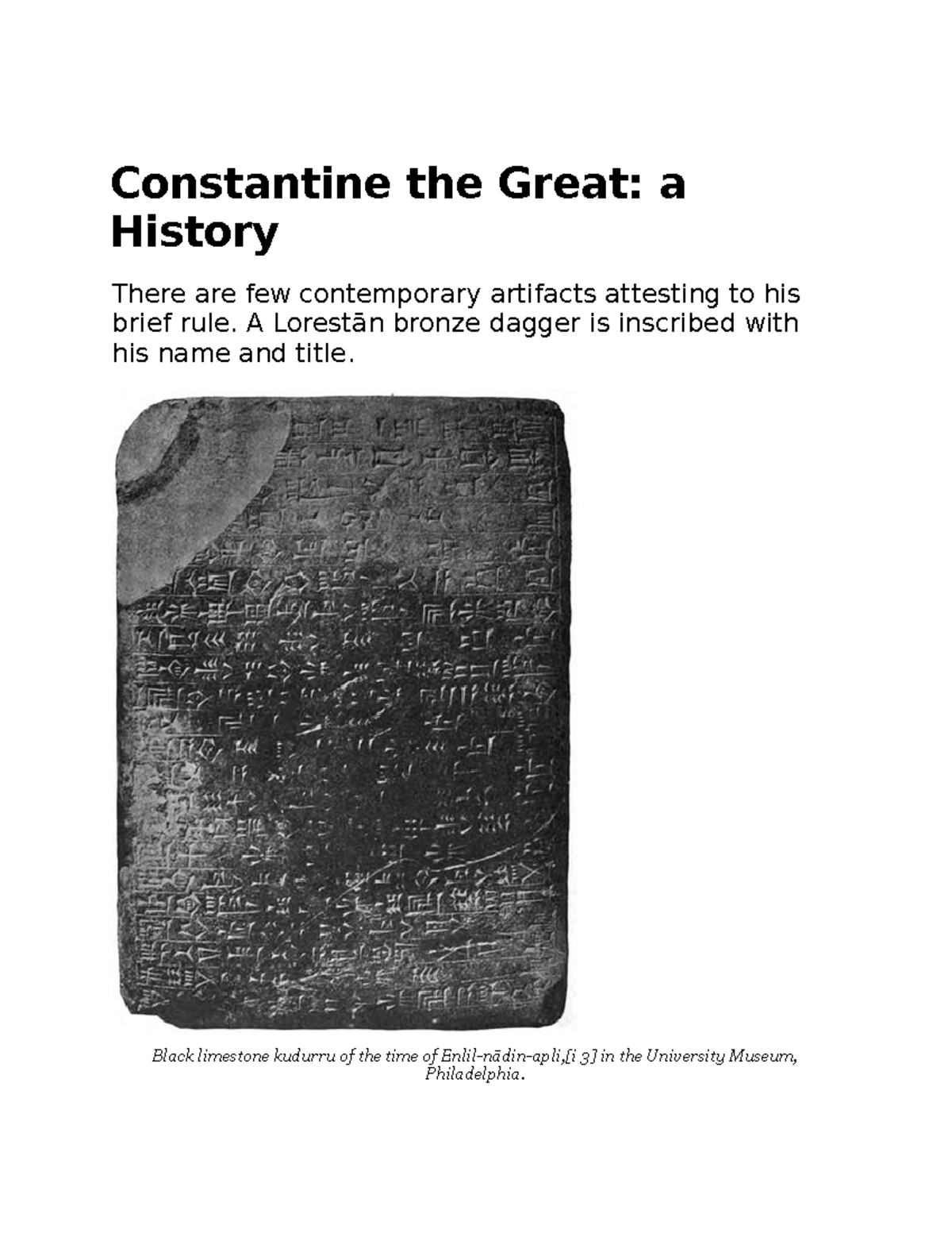 17 GED103 Constantine-the-Great - This essay is a historical analysis ...